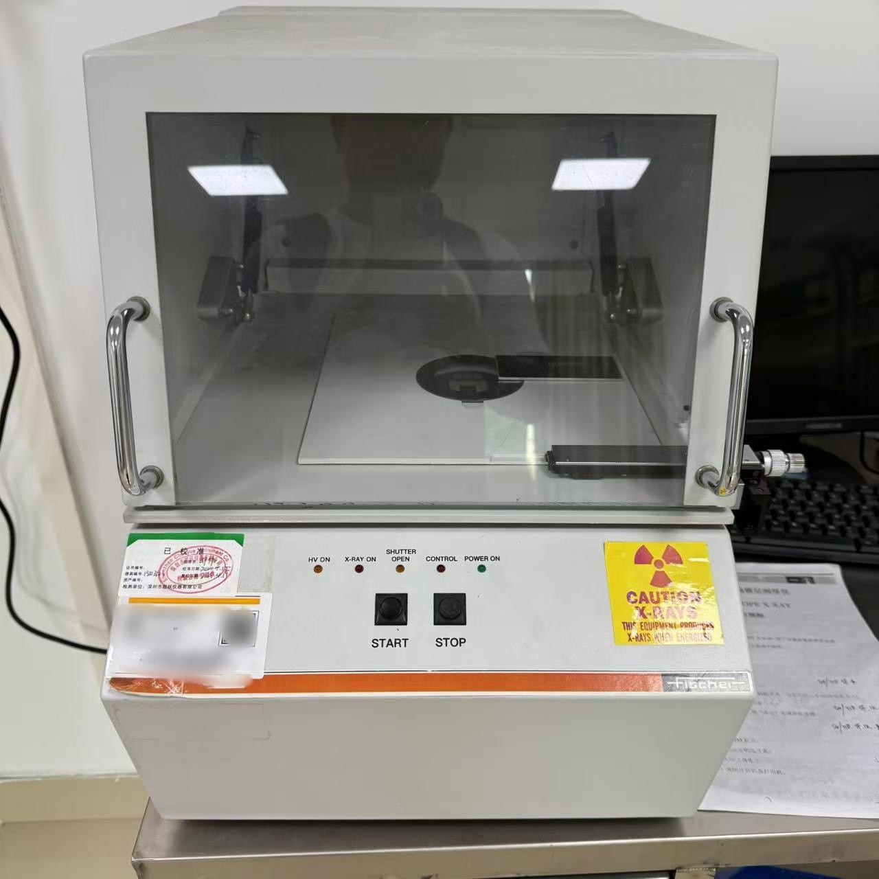 Fischer's film thickness tester for gold-plated thickness inspection