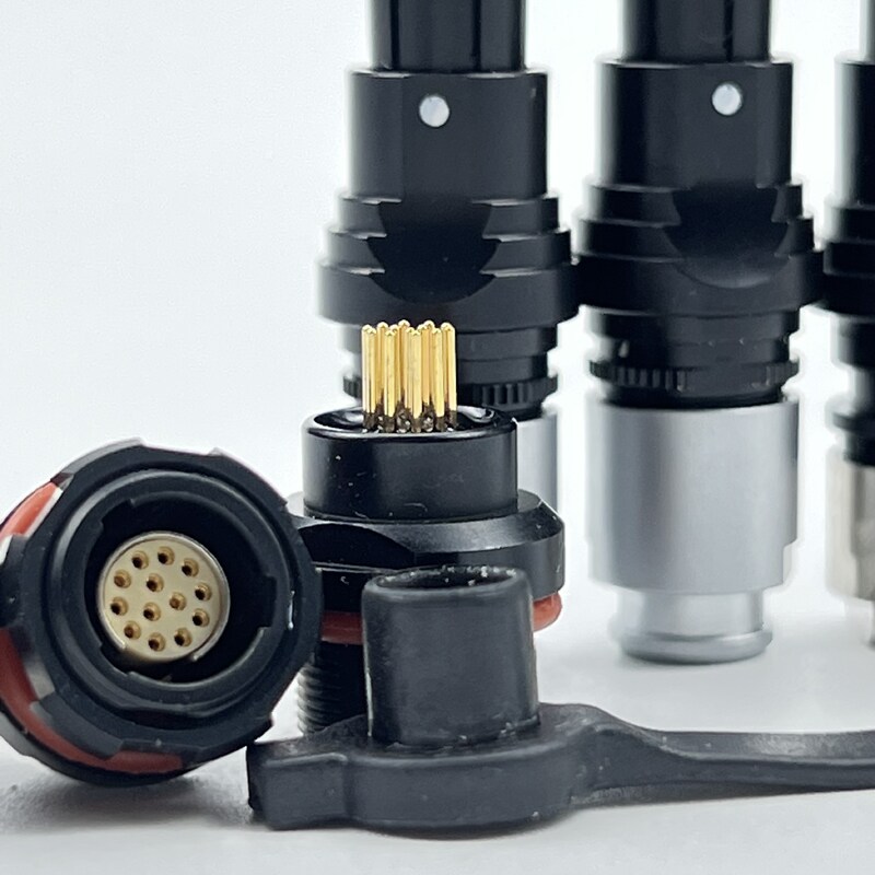 Fischer Cable Circular Push Pull Connectors IP68 Waterproof For MIL ...