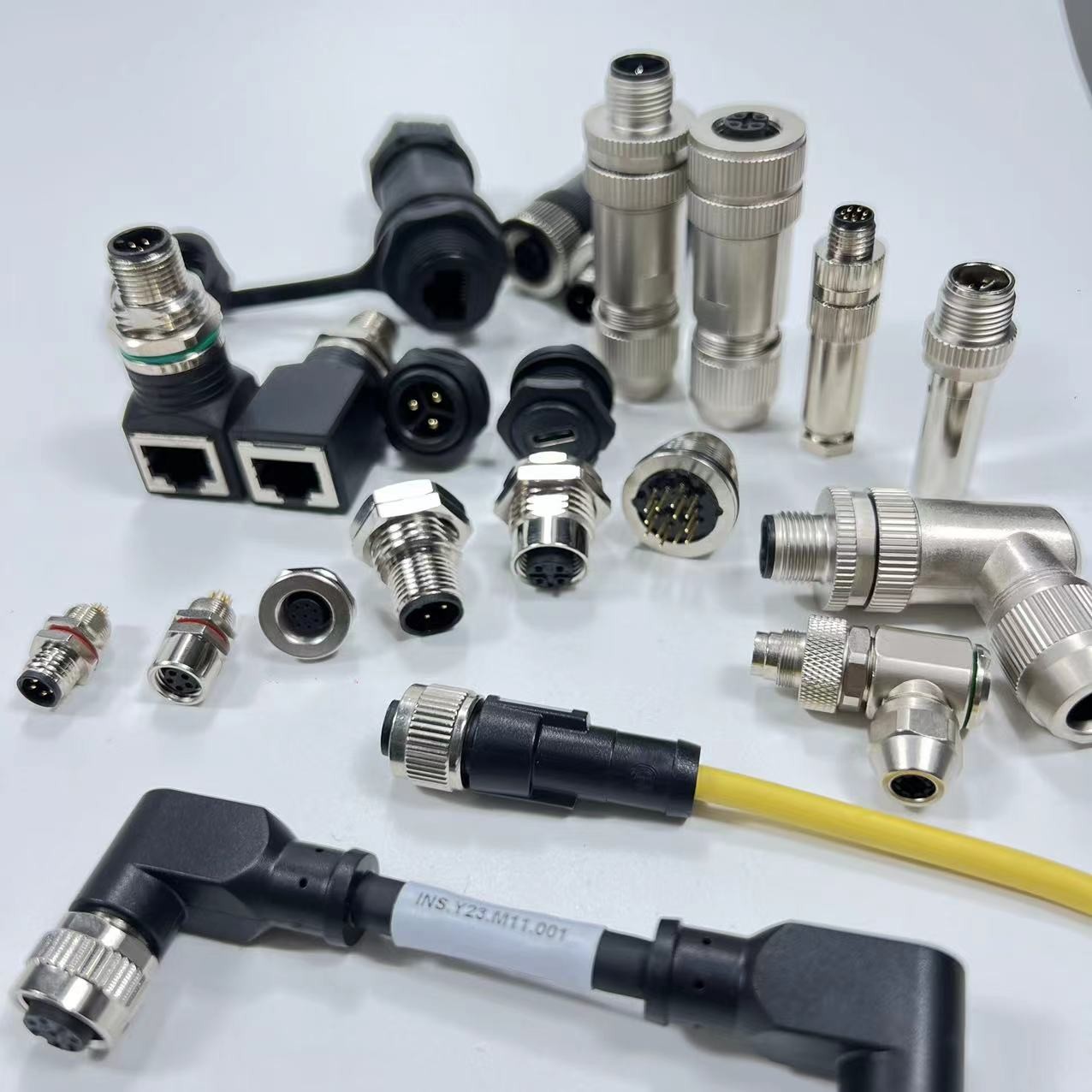Industrial Circular IP67 Waterproof Marine Electrical Connectors 2-19 Pin