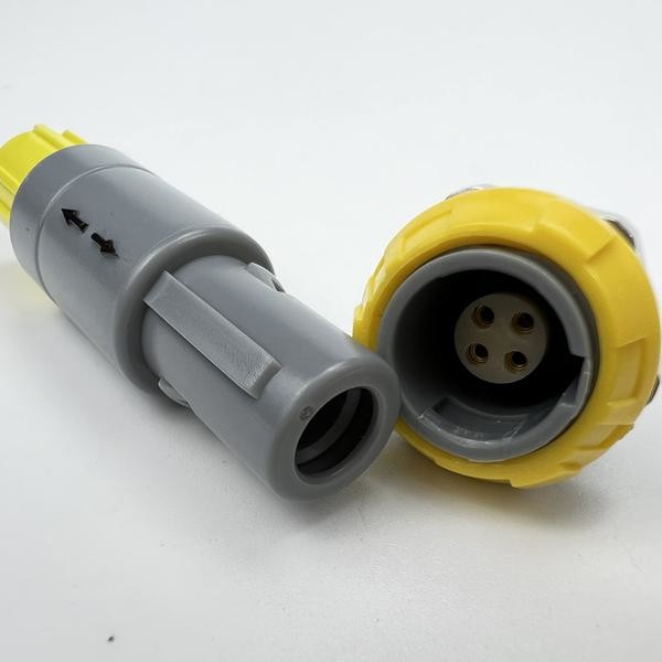 Gray Black electrical Medical Connectors Plastic PPS PEEK For Sensitive ...