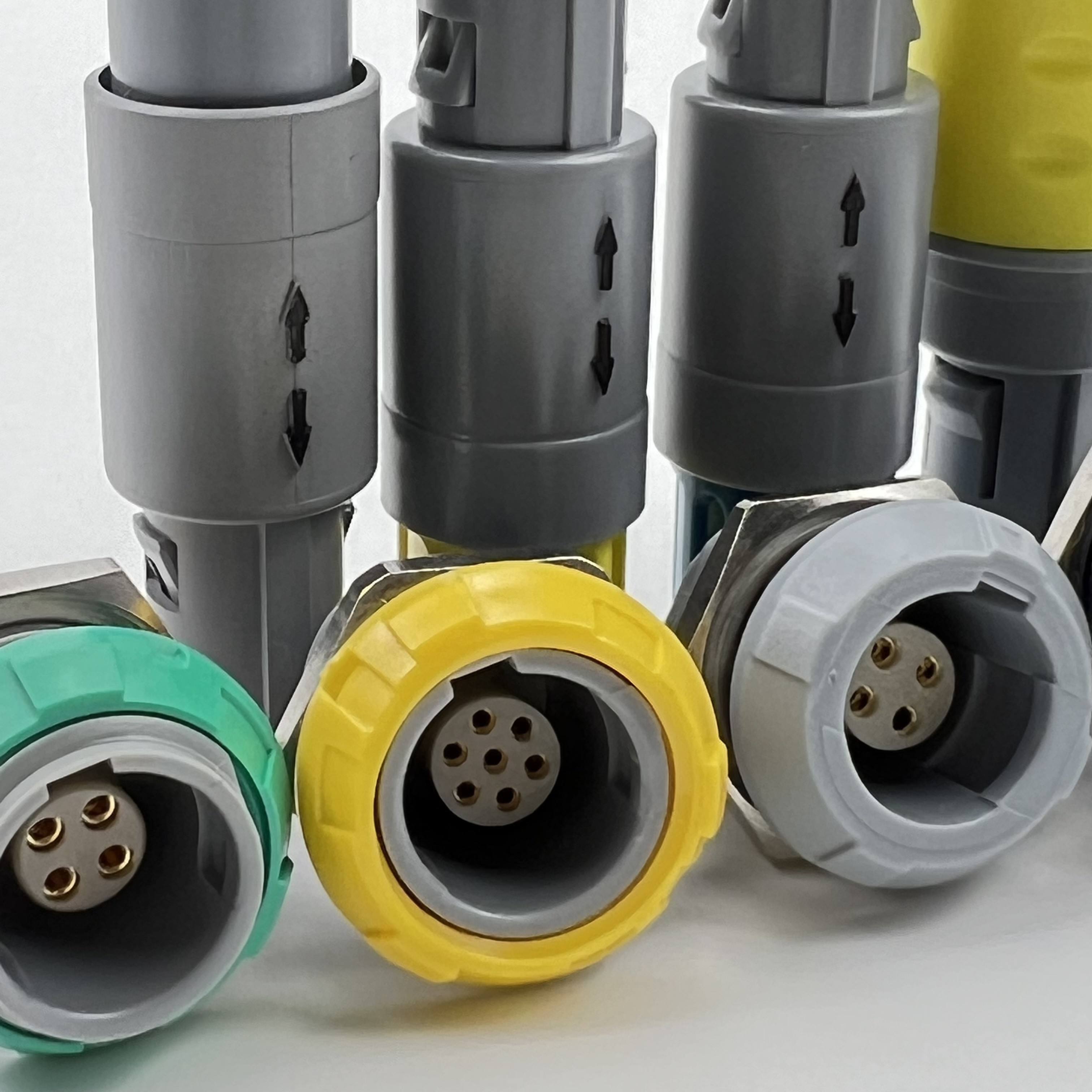 ISO9001 Fastest Quick Circular Plastic Connectors For Medical Equipment