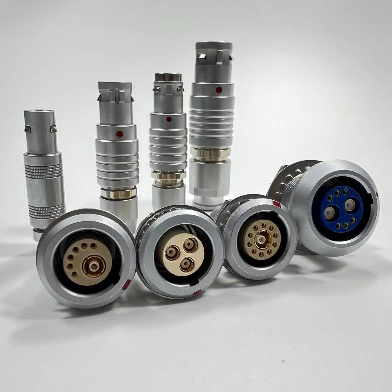 Fischer ODU LEMO Push Pull Circular Connector Metal EMC Shielding ...