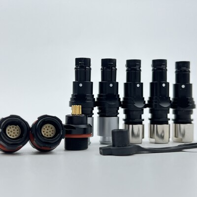 Outdoor Quick Demating Electrical Spec MIL Connectors For Soldier ...
