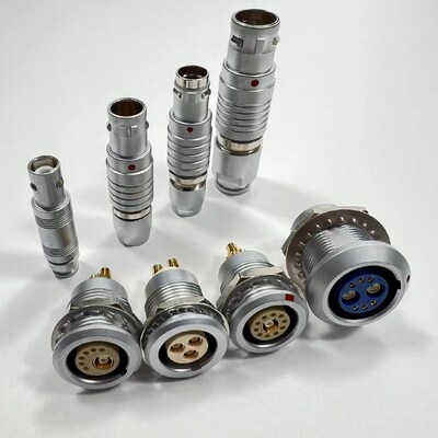Fischer ODU LEMO Push Pull Circular Connector Metal EMC Shielding ...